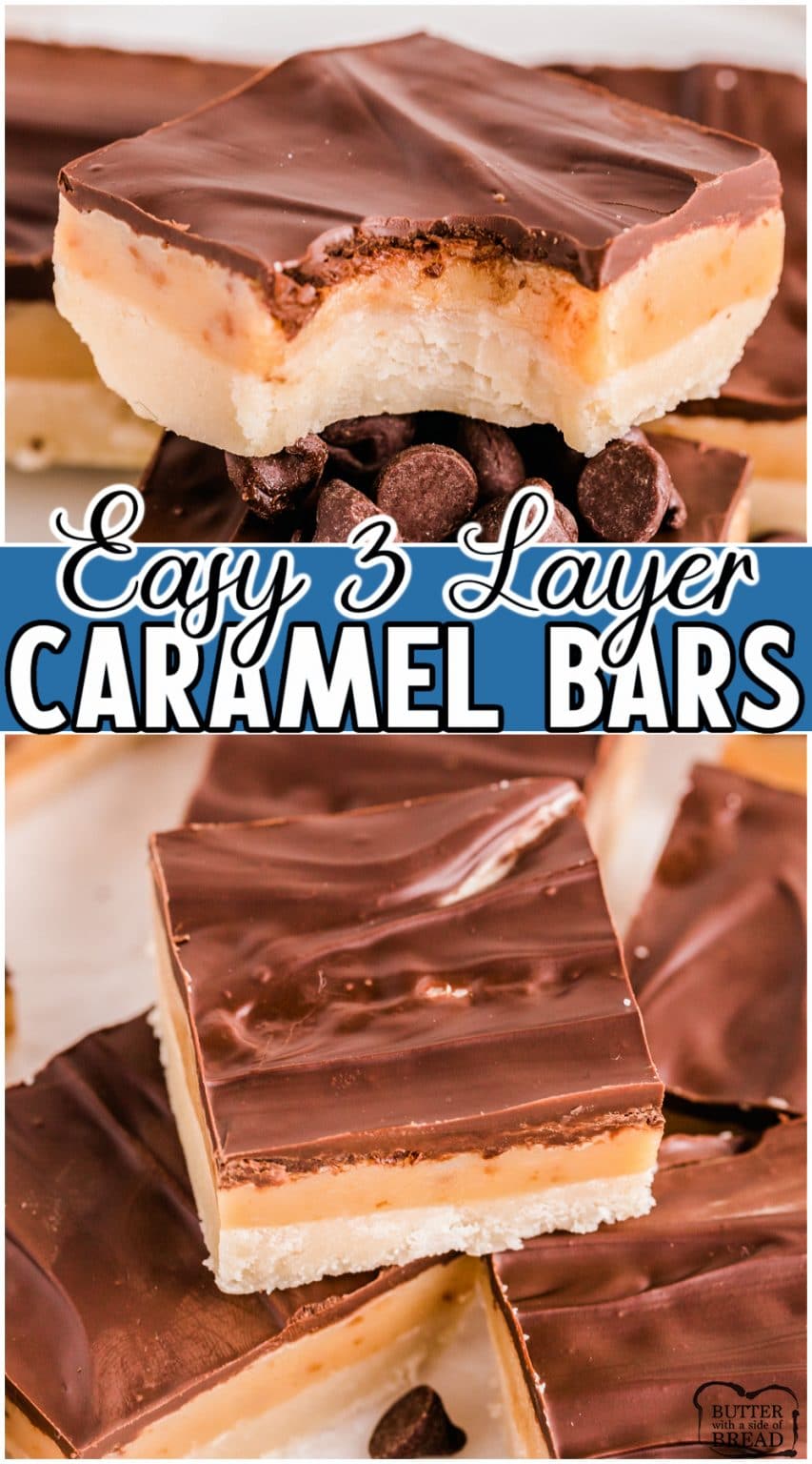 MILLIONAIRE MILLIONAIRE CARAMEL BARS - Butter with a Side of Bread