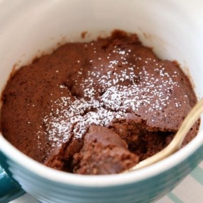 100 CALORIE CHOCOLATE MUG CAKE RECIPE - Butter with a Side of Bread