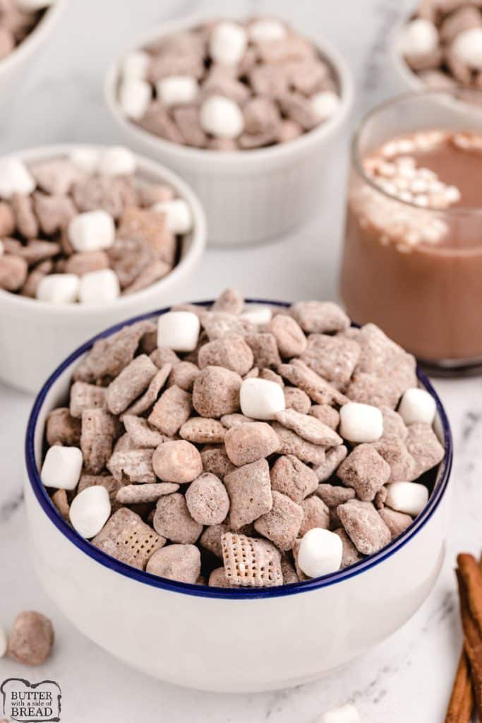 HOT CHOCOLATE SNACK MIX - Butter with a Side of Bread