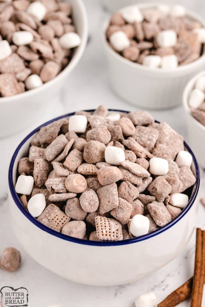 HOT CHOCOLATE SNACK MIX - Butter with a Side of Bread