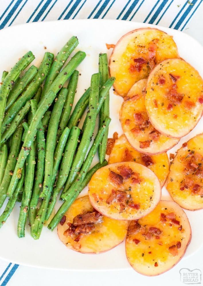 LOADED BAKED POTATO ROUNDS - Butter with a Side of Bread