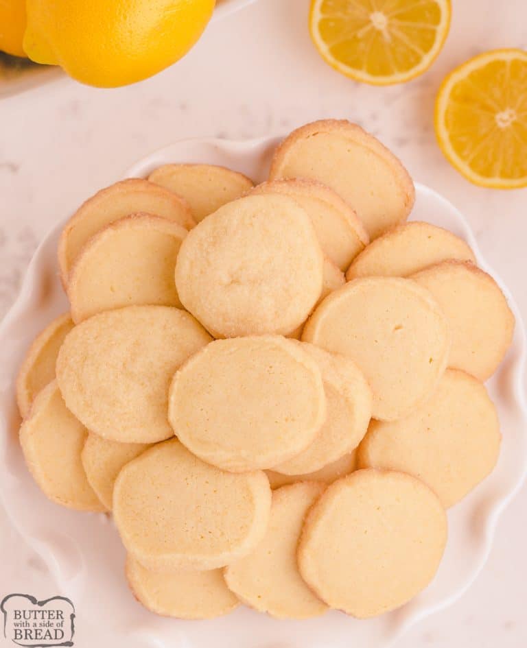 LEMON ICEBOX COOKIES - Butter with a Side of Bread