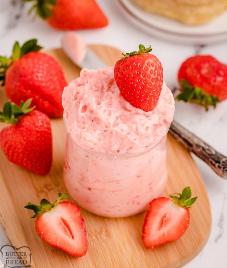 STRAWBERRY BUTTER - Butter with a Side of Bread