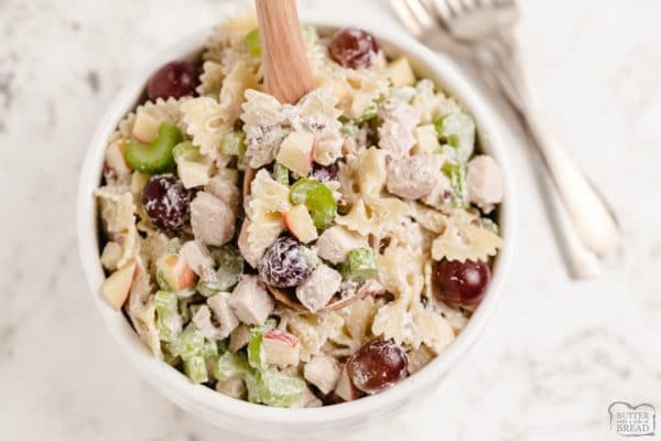 Cold Chicken Pasta Salad Recipe - Butter with a Side of Bread