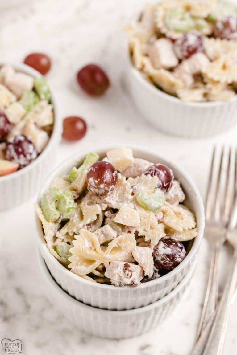 Cold Chicken Pasta Salad Recipe - Butter with a Side of Bread