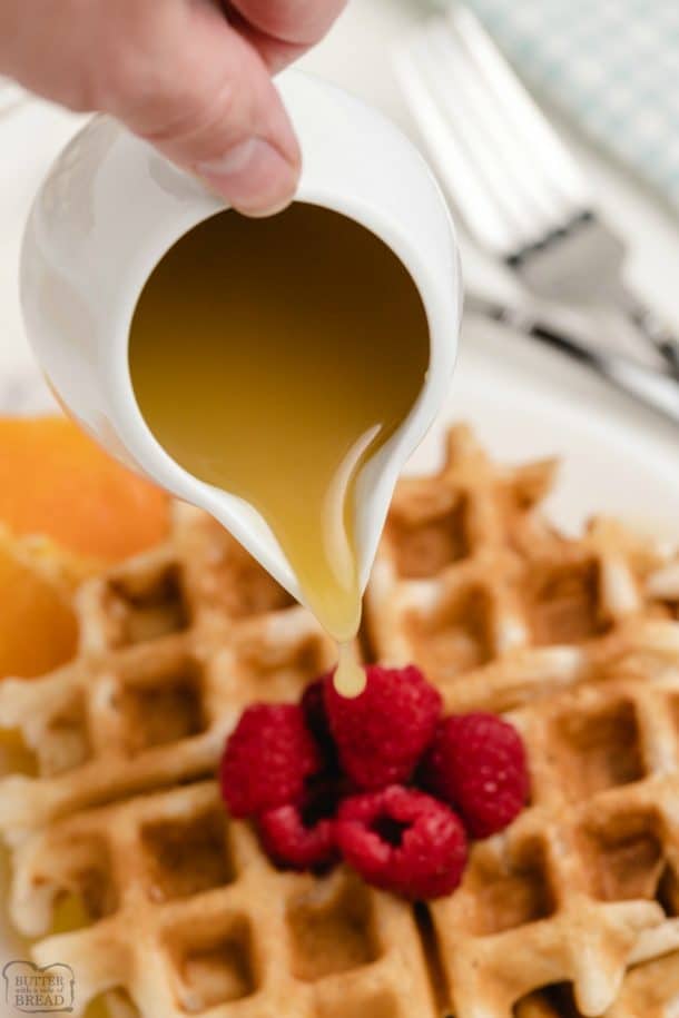VANILLA BUTTER SYRUP - Butter with a Side of Bread
