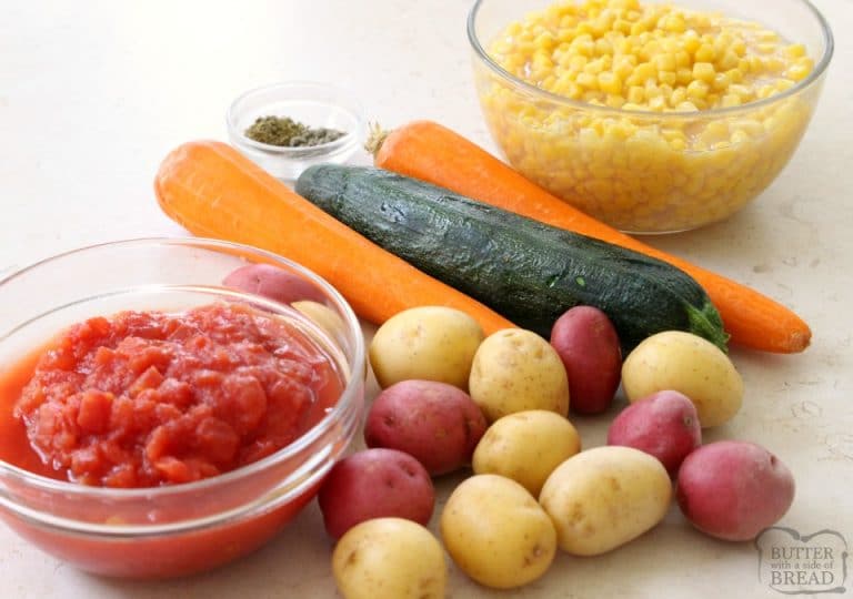 SUMMER VEGETABLE STEW - Butter with a Side of Bread