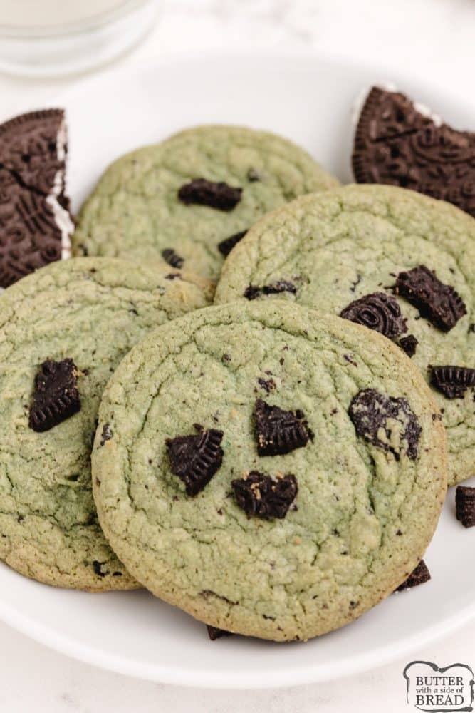 MINT OREO PUDDING COOKIES - Butter with a Side of Bread