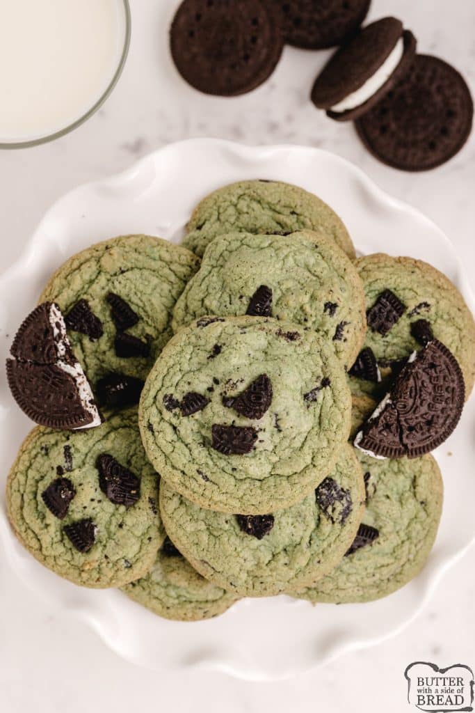 MINT OREO PUDDING COOKIES - Butter with a Side of Bread