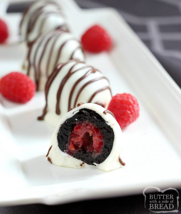 WHITE CHOCOLATE RASPBERRY OREO BALLS - Butter with a Side of Bread
