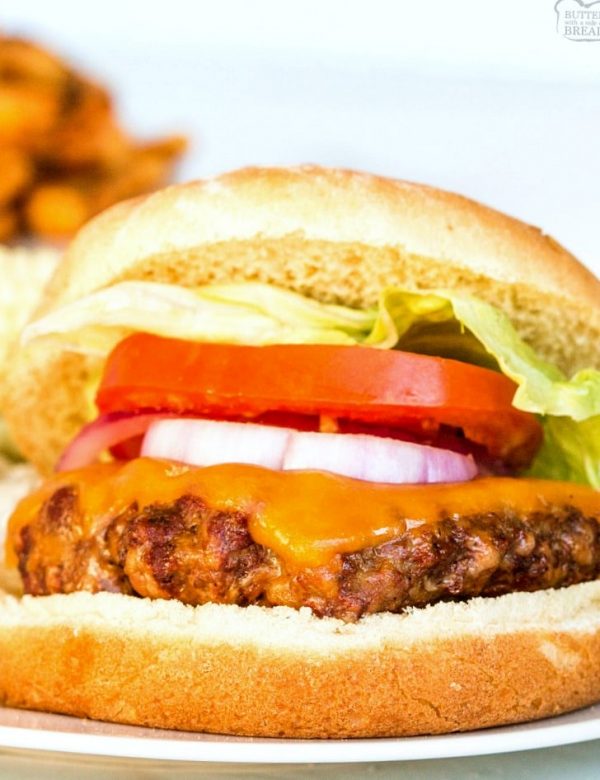 EASY CHEESEBURGER RECIPE - Butter with a Side of Bread