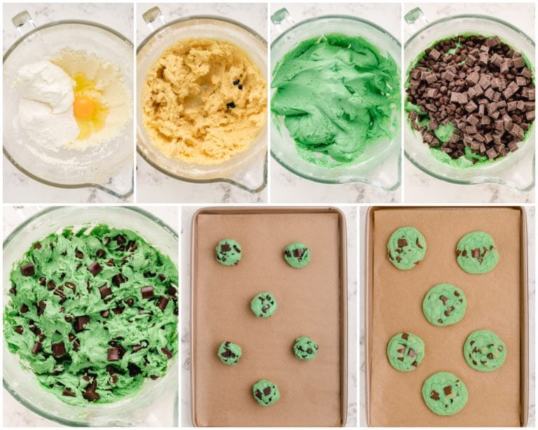 MINT CHOCOLATE CHIP COOKIES - Butter with a Side of Bread