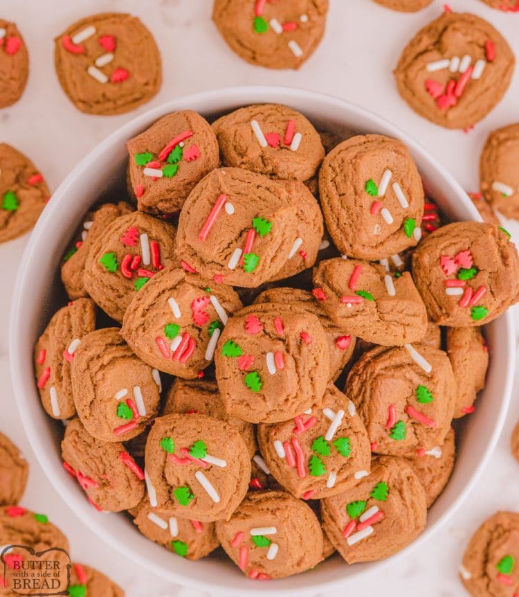 GINGERBREAD COOKIE BITES - Butter with a Side of Bread