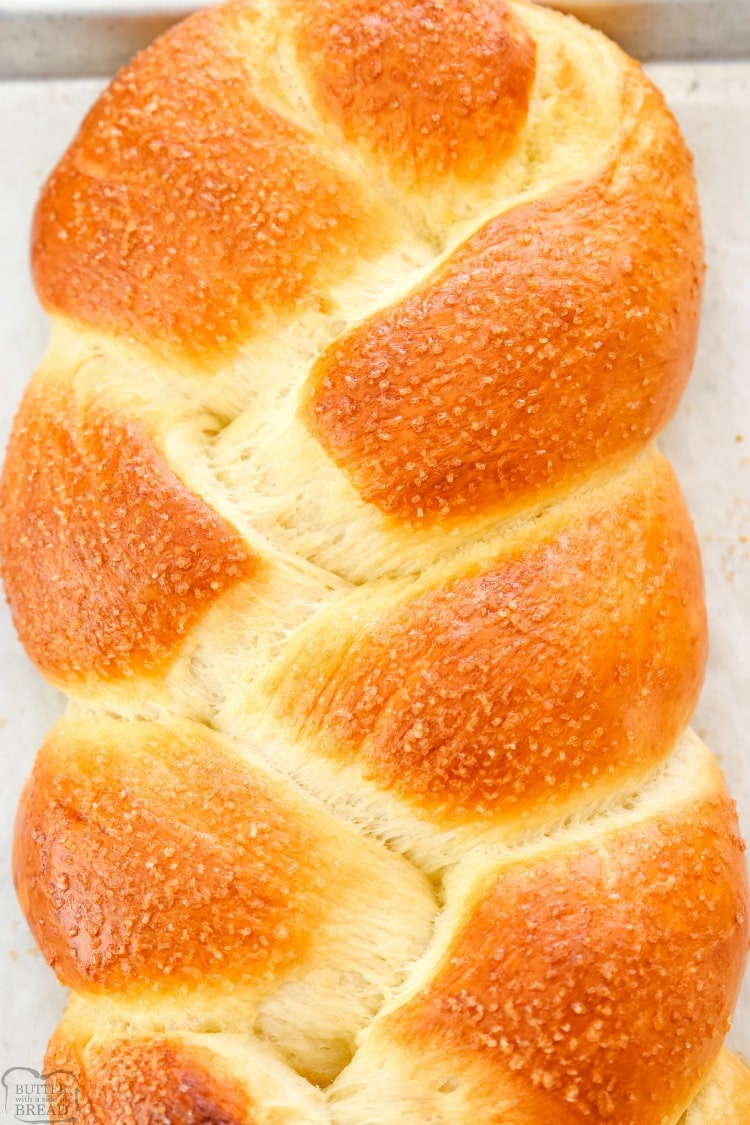 BRAIDED SWEET BREAD Butter With A Side Of Bread