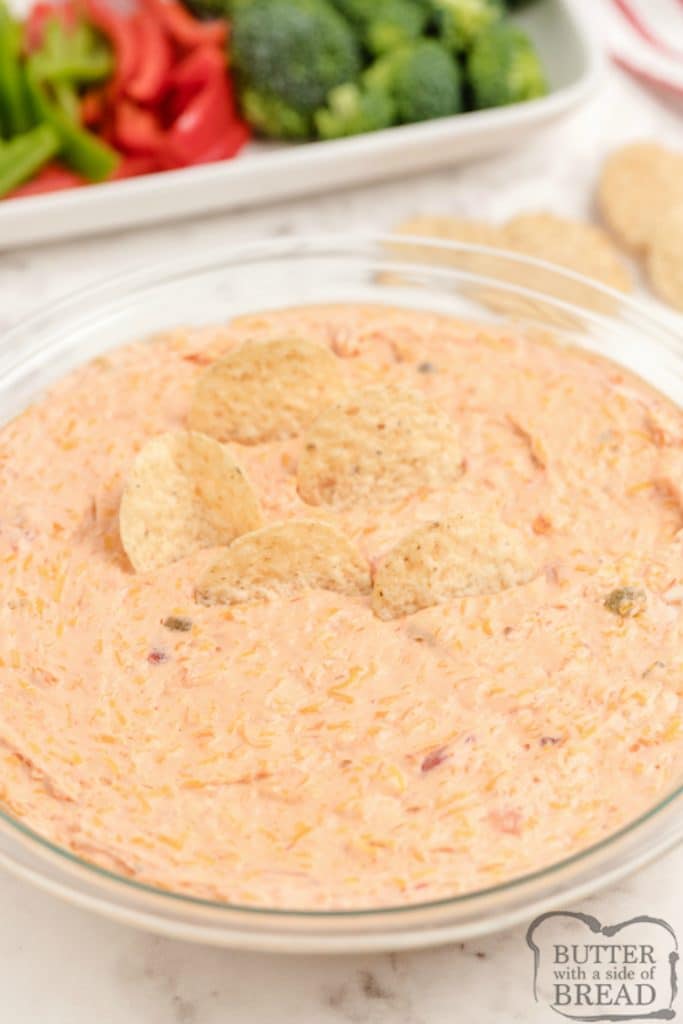 CHEESY SALSA DIP - Butter with a Side of Bread