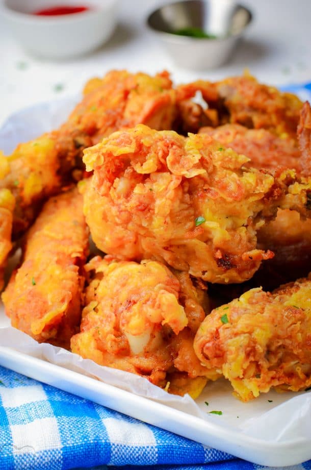 EASY FRIED CHICKEN RECIPE WITHOUT BUTTERMILK - Butter with a Side of Bread