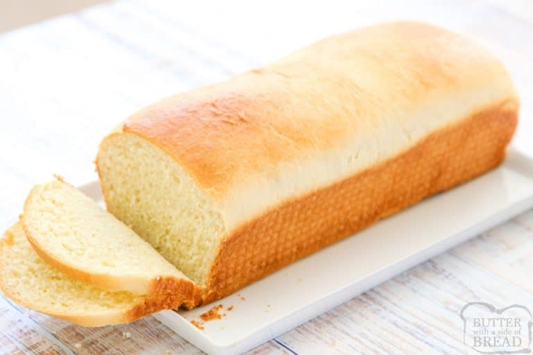 SOFT SOUR CREAM BREAD - Butter with a Side of Bread
