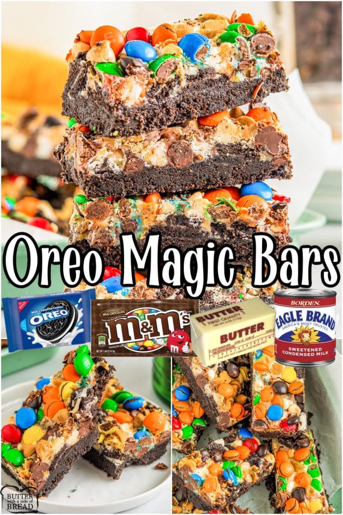OREO MAGIC COOKIE BARS - Butter with a Side of Bread