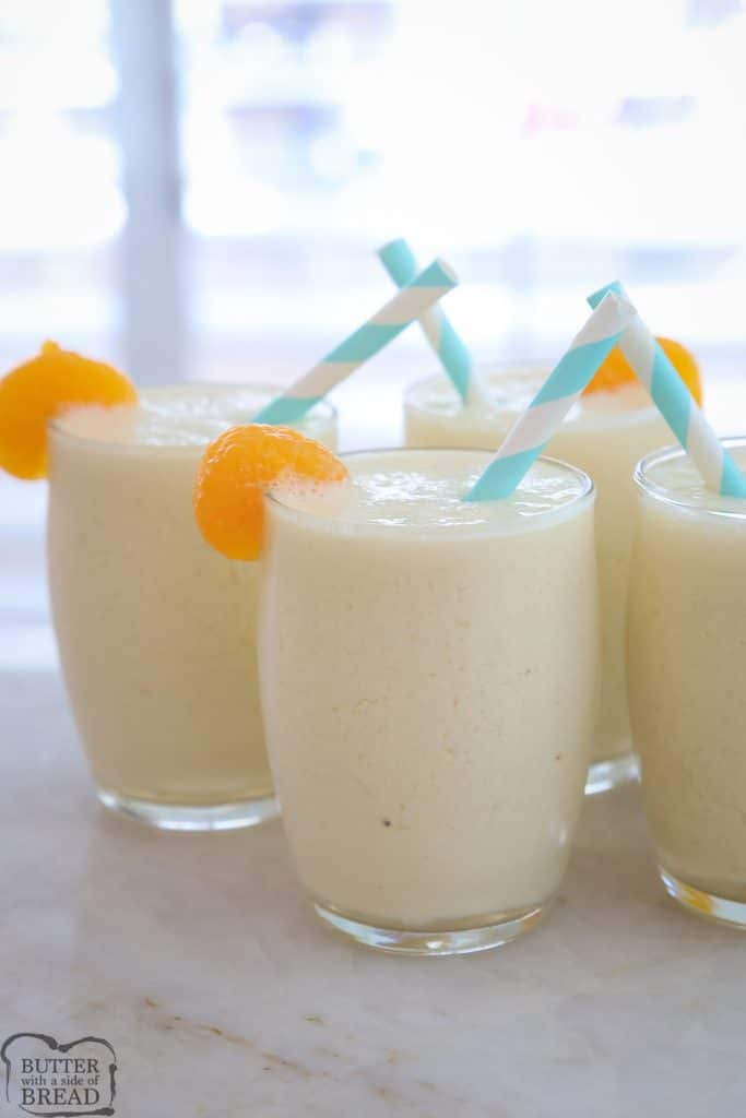 ORANGE BREAKFAST MILKSHAKE - Butter with a Side of Bread