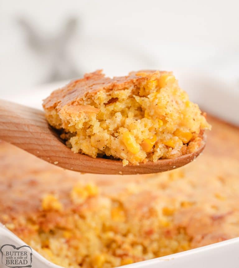 BUTTERY SOUTHERN CORN CASSEROLE - Butter with a Side of Bread