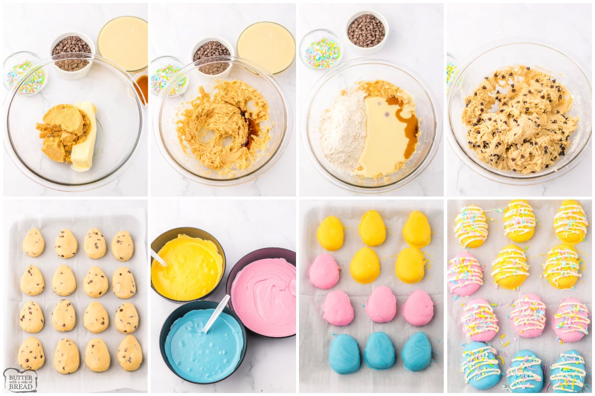 COOKIE DOUGH EASTER EGGS - Butter with a Side of Bread