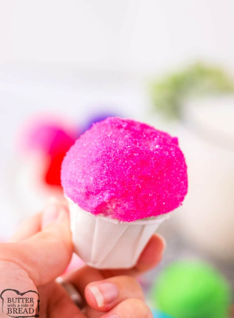 RAINBOW SNOW CONE OREO BALLS - Butter with a Side of Bread
