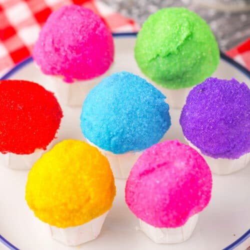 RAINBOW SNOW CONE OREO BALLS - Butter with a Side of Bread