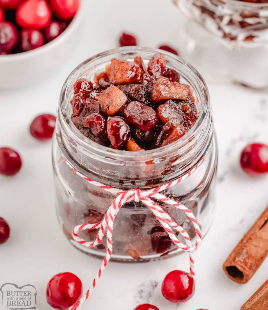 HOLIDAY DRIED CRANBERRY CHUTNEY - Butter with a Side of Bread