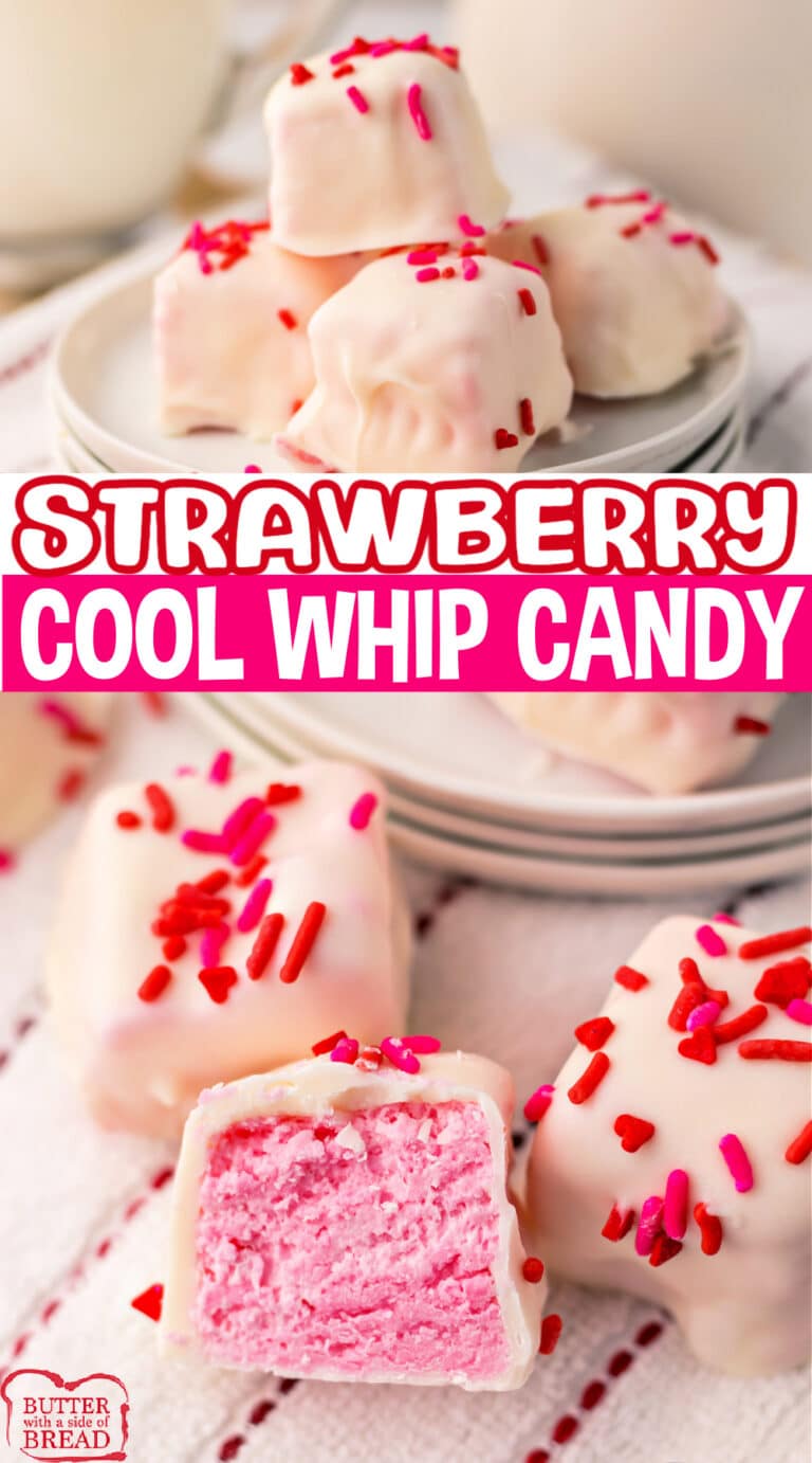 STRAWBERRY COOL WHIP CANDY - Butter with a Side of Bread