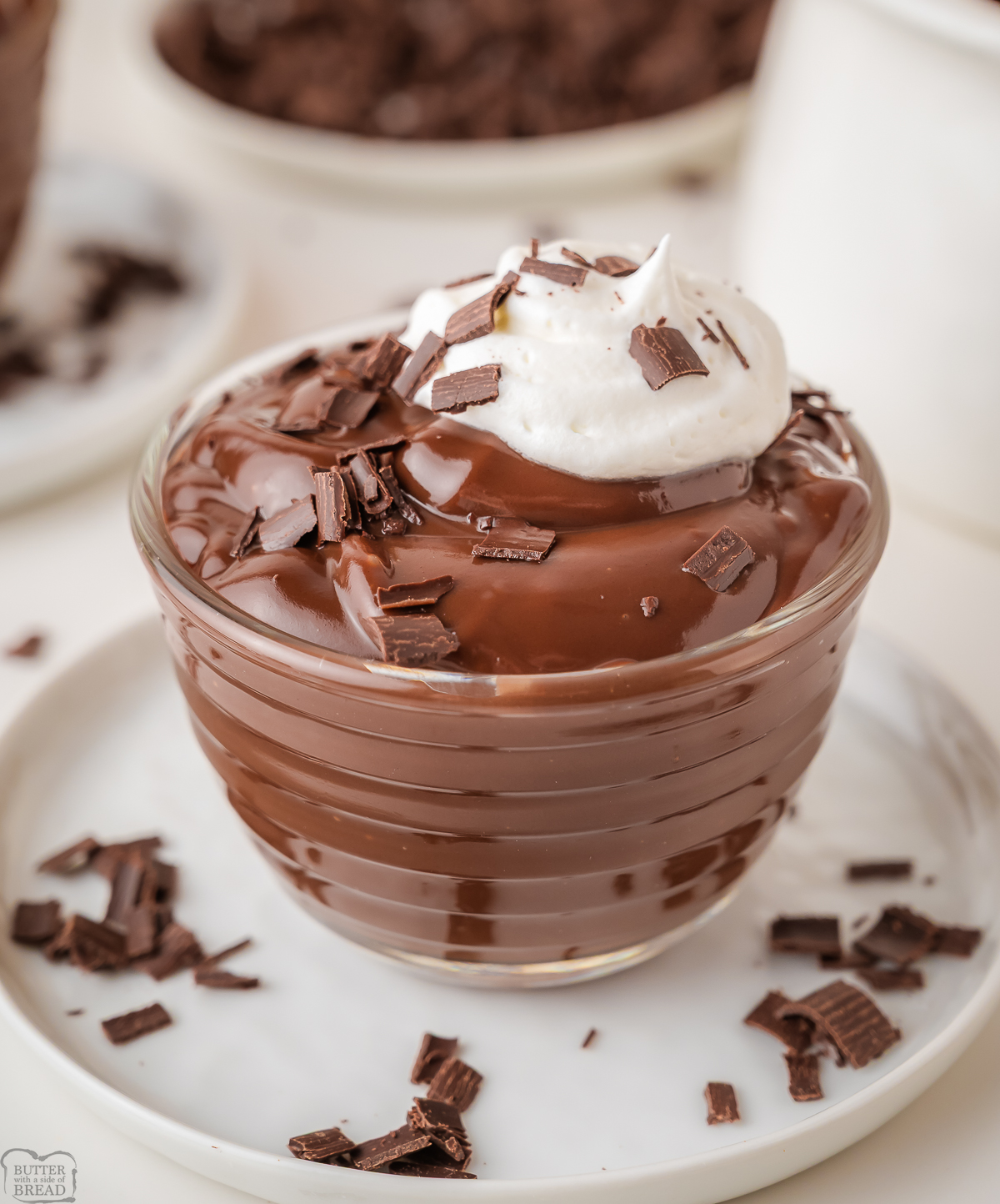 EASY CHOCOLATE PUDDING RECIPE - Butter with a Side of Bread