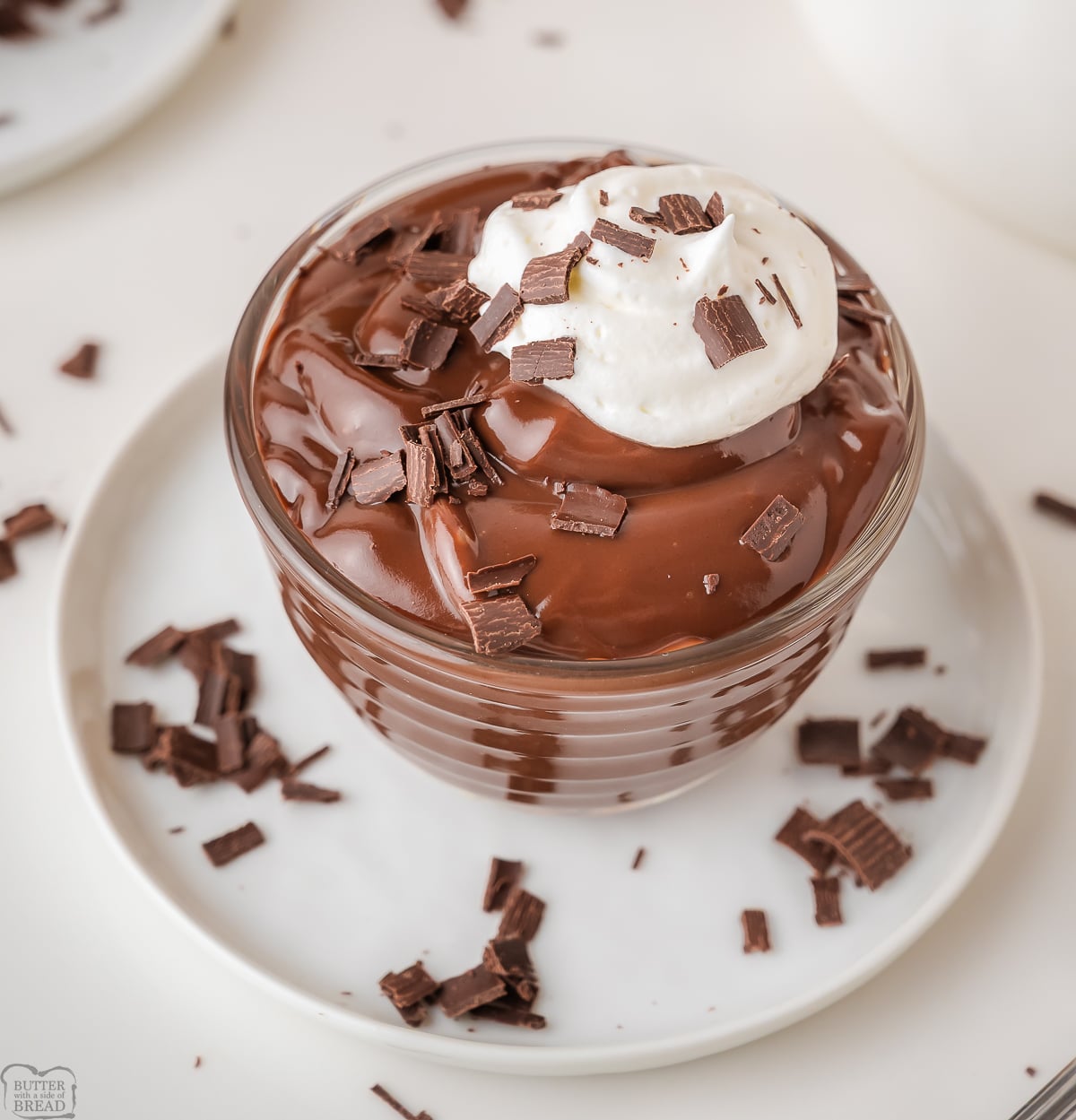 EASY CHOCOLATE PUDDING RECIPE - Butter with a Side of Bread