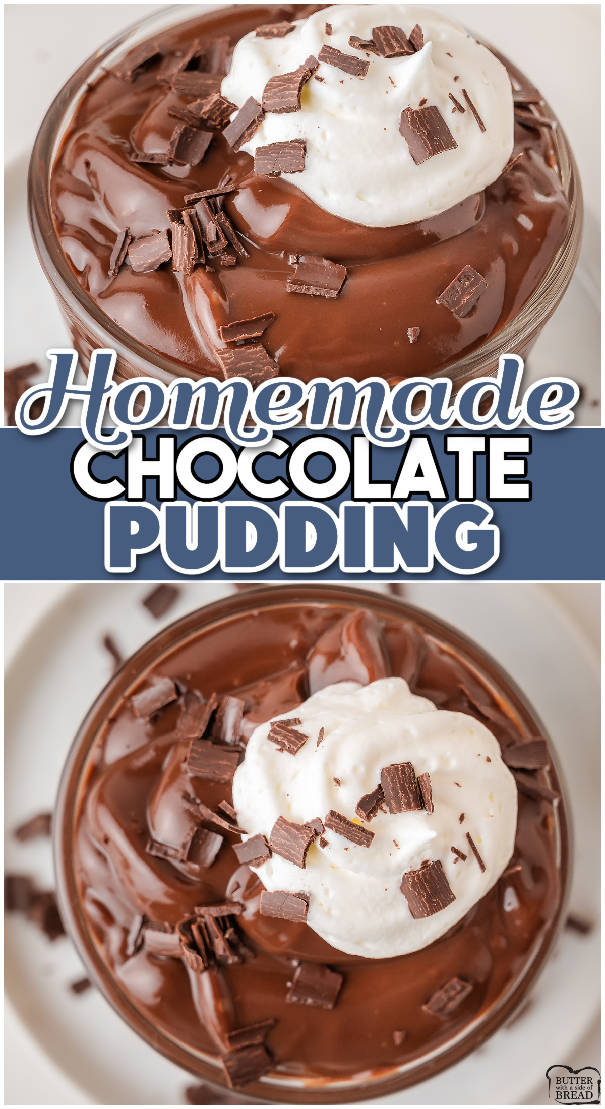 EASY CHOCOLATE PUDDING RECIPE - Butter with a Side of Bread