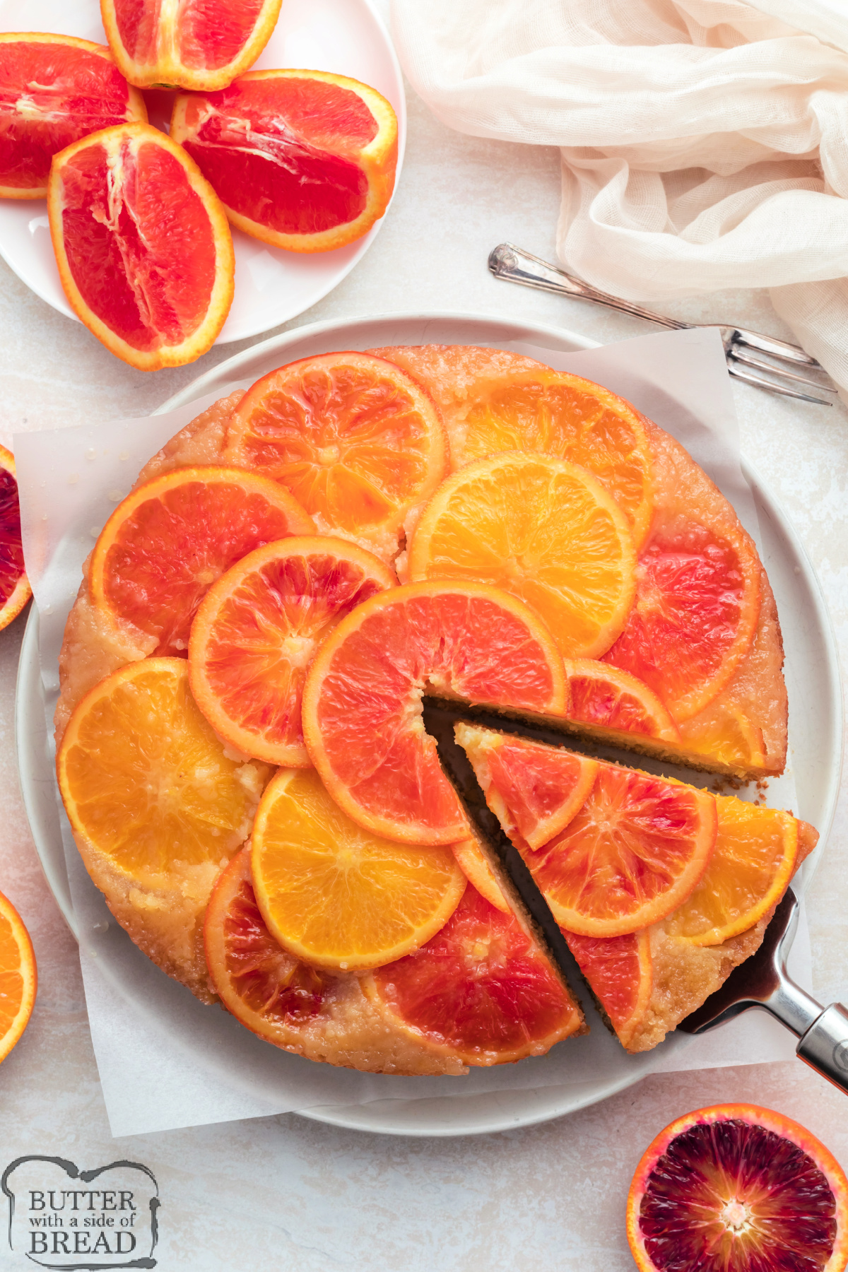 ORANGE UPSIDE-DOWN CAKE - Butter with a Side of Bread